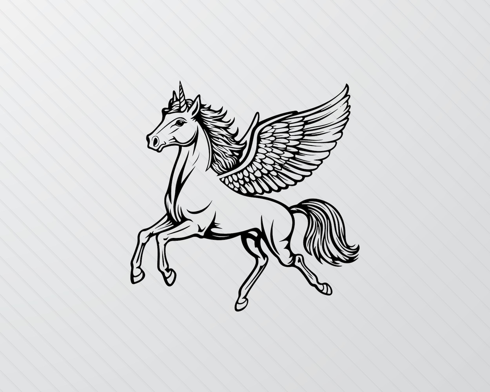 Pegasus Silhouette Png, Pegasus Svg Bundle, Pegasus Clipart Icons Png ...