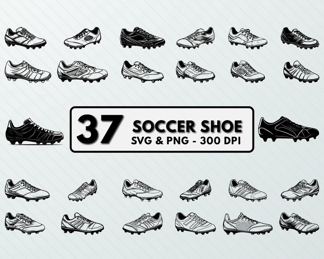 Soccer Shoe Svg Png, Soccer Shoe Clipart, Soccer Shoe Silhouette ...