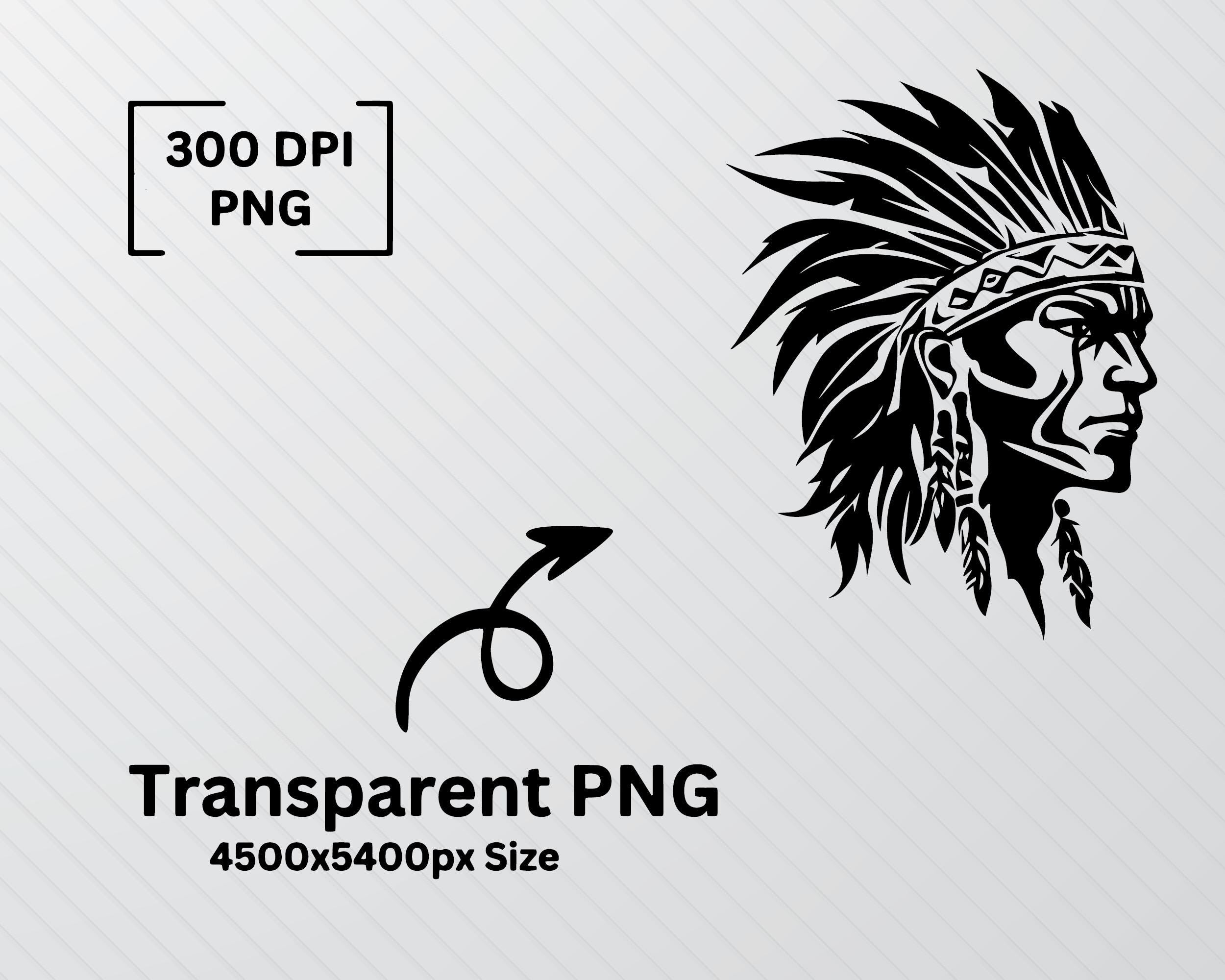 Taino Warrior Silhouette SVG Bundle: Tribal Queen Clipart (PNG, Vector ...