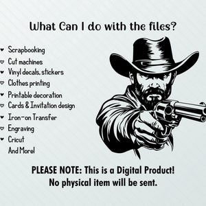 Outlaw Svg Png, Outlaw Clipart, Outlaw Silhouette Decal, Outlaw Vector ...