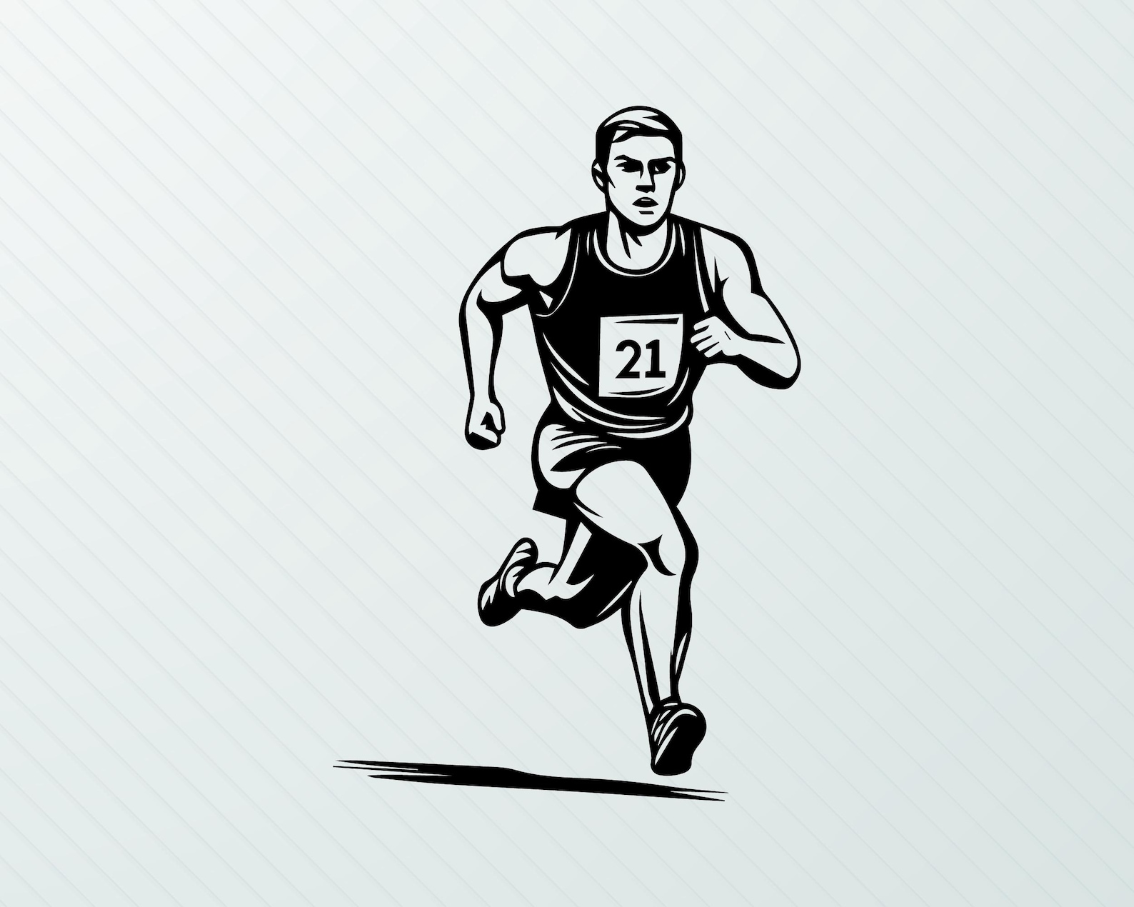 Runner Svg Png, Runner Clipart, Runner Silhouette, Runner Decal, Runner ...