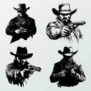 Outlaw Svg Png, Outlaw Clipart, Outlaw Silhouette Decal, Outlaw Vector ...