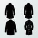 Coat Outline SVG PNG Bundle: Fashion Clipart, Cricut Cut Files - Etsy