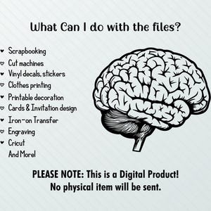 Human Brain Svg Png, Human Brain Clipart, Human Brain Silhouette, Human ...