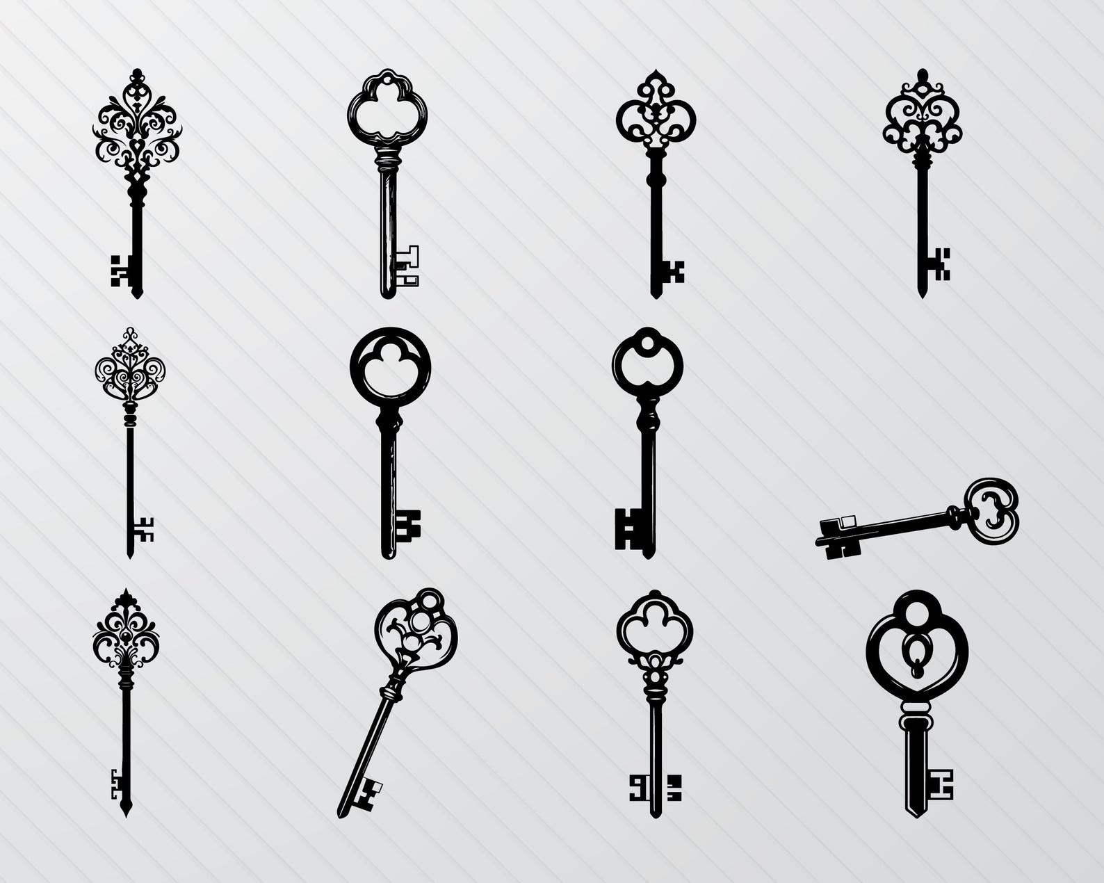Key Silhouette Svg Cut File, Keys Svg, House Keys Clipart, Car Keys Png ...