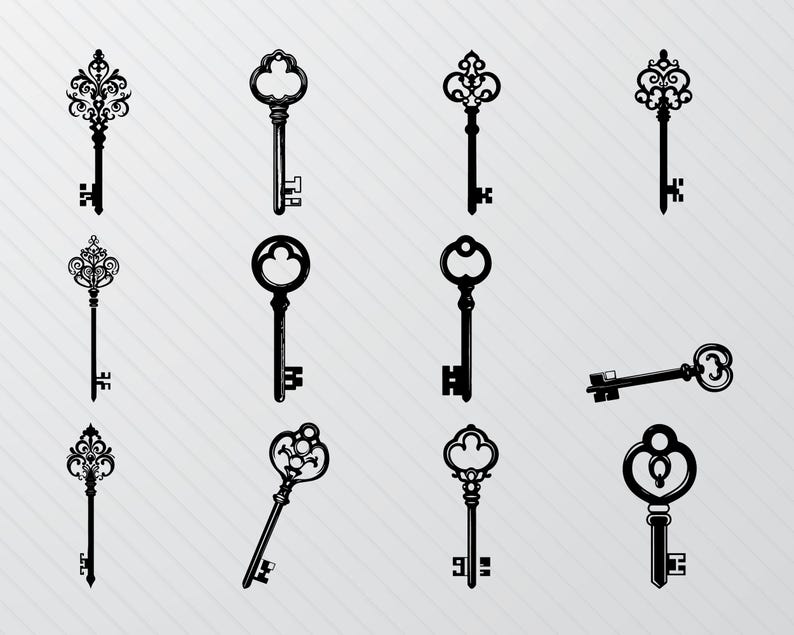 Key Silhouette Svg Cut File, Keys Svg, House Keys Clipart, Car Keys Png ...