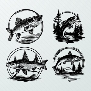Musky Fish SVG PNG Bundle, Musky Fish Clipart, Musky Fish Silhouette ...