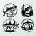 Musky Fish SVG PNG Bundle: Fishing Clipart, Decal Cut Files - Etsy