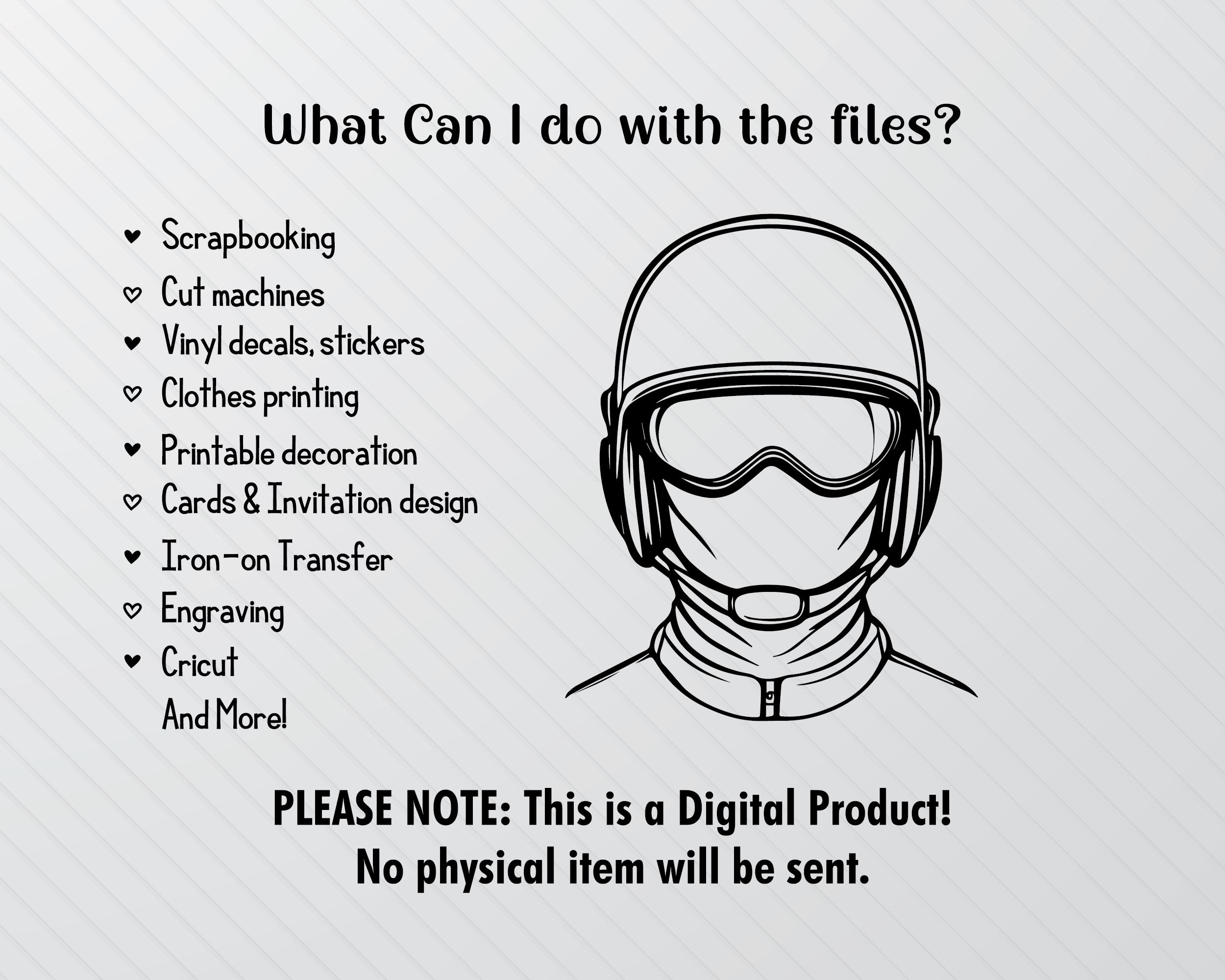 Aviator Helmet SVG Bundle: Pilot Helmet Clipart, Decal (PNG) - Etsy
