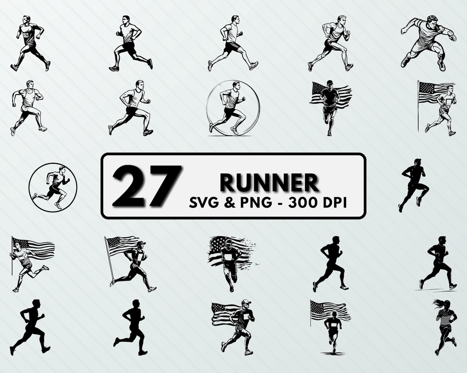 Runner Svg Png, Runner Clipart, Runner Silhouette, Runner Decal, Runner ...