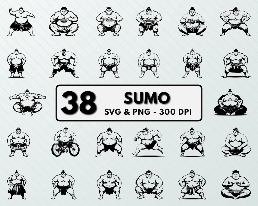 Sumo Svg Png, Sumo Clipart, Sumo Silhouette, Sumo Vector Art, Sumo ...