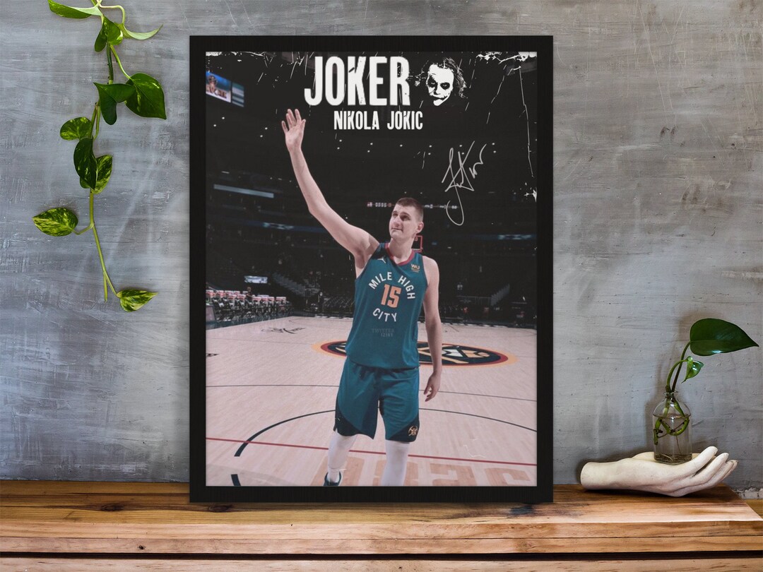 Nikola Jokic Poster, Denver Nuggets, MVP, Championship, Playoffs, NBA ...