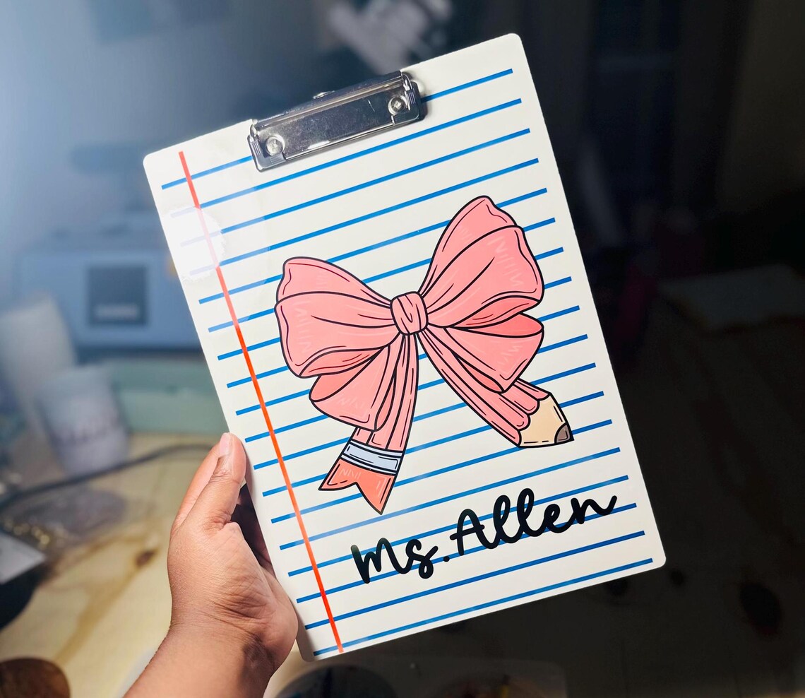 Personalized Teacher Clipboard, Custom Clipboard for Teacher ...