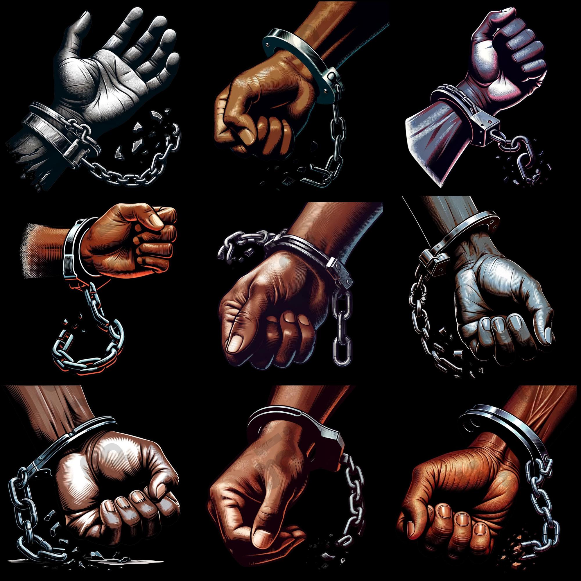 9 Breaking Chains Pngs Juneteenth Freedom African American 1865 Freeish ...