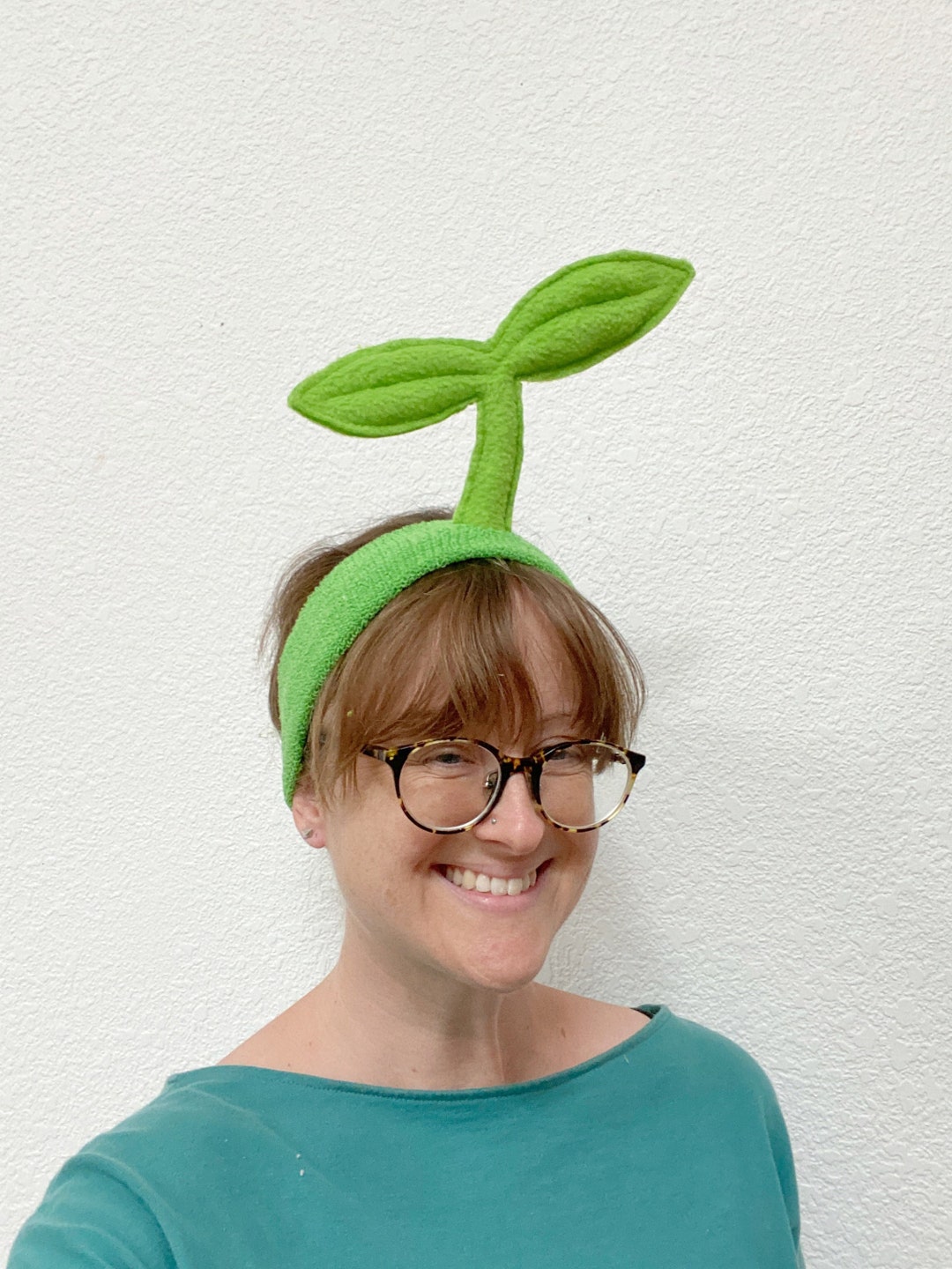 Seedling Sprout Emoji Headband Plant Costume Easy - Etsy