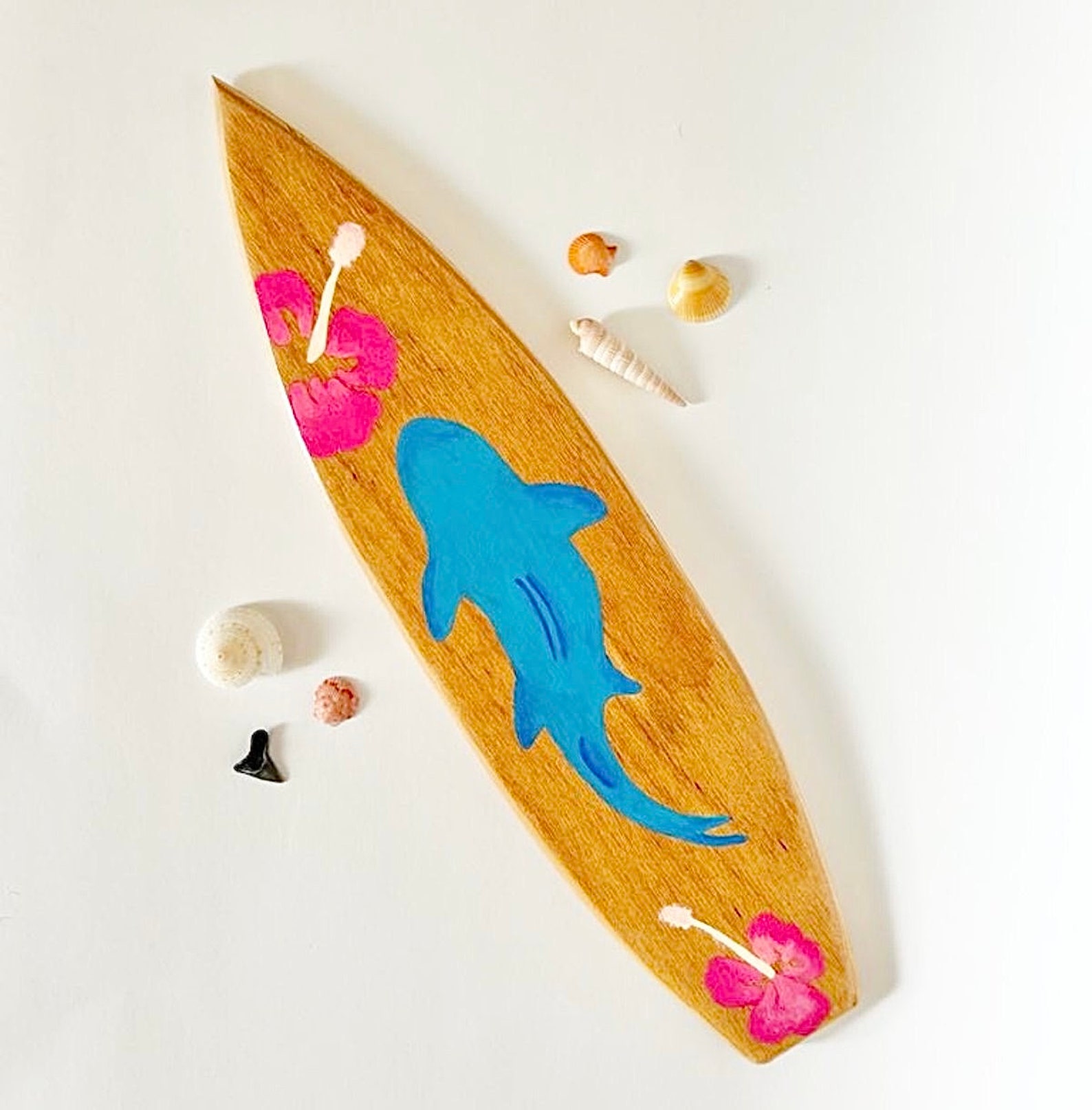 Surf Board Wall Decor, Coastal Theme, Hand-painted, Beach House Decor ...