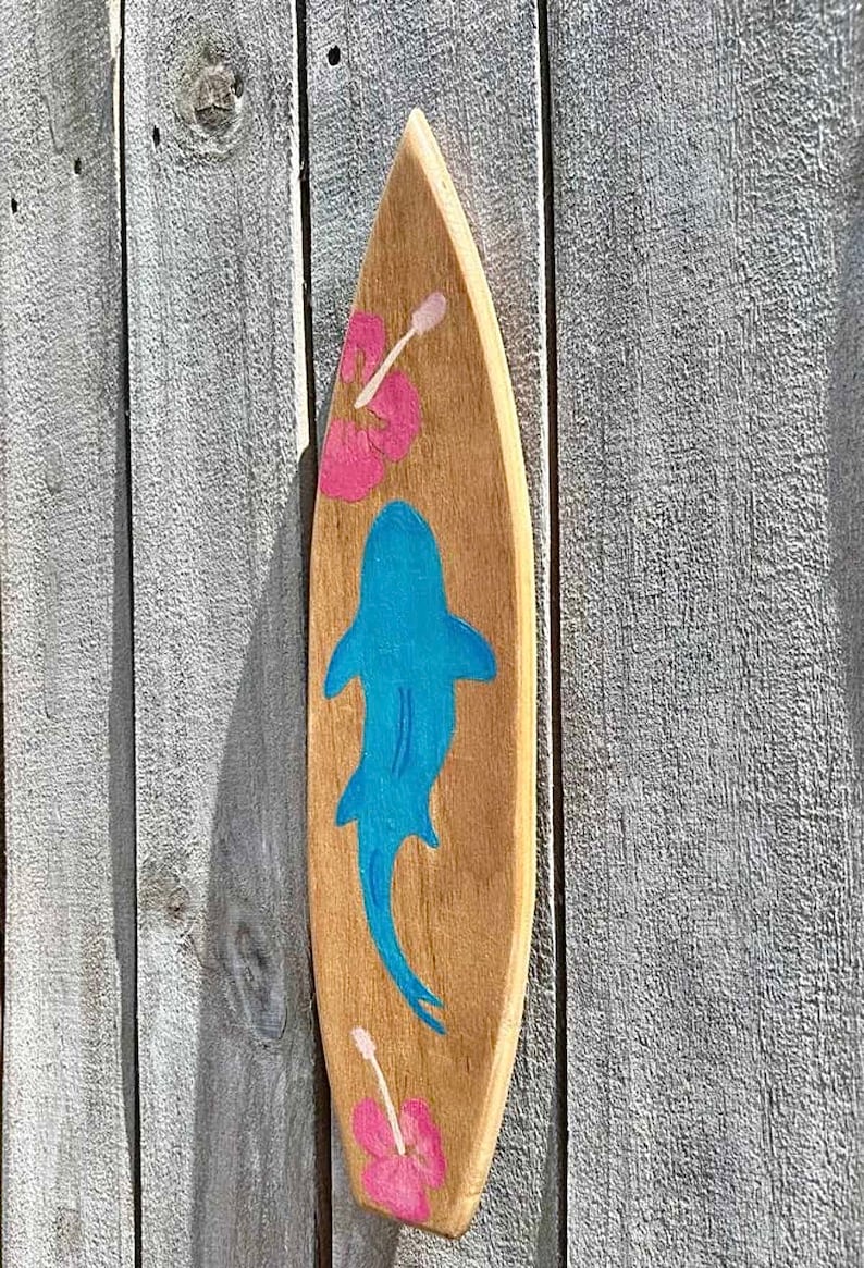 Surf Board Wall Decor, Coastal Theme, Hand-painted, Beach House Decor ...