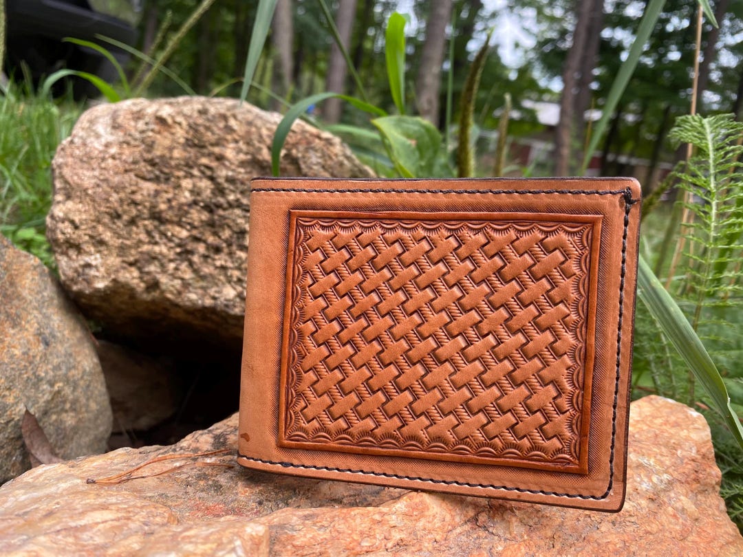 Hand Tooled Bifold Wallet - Etsy