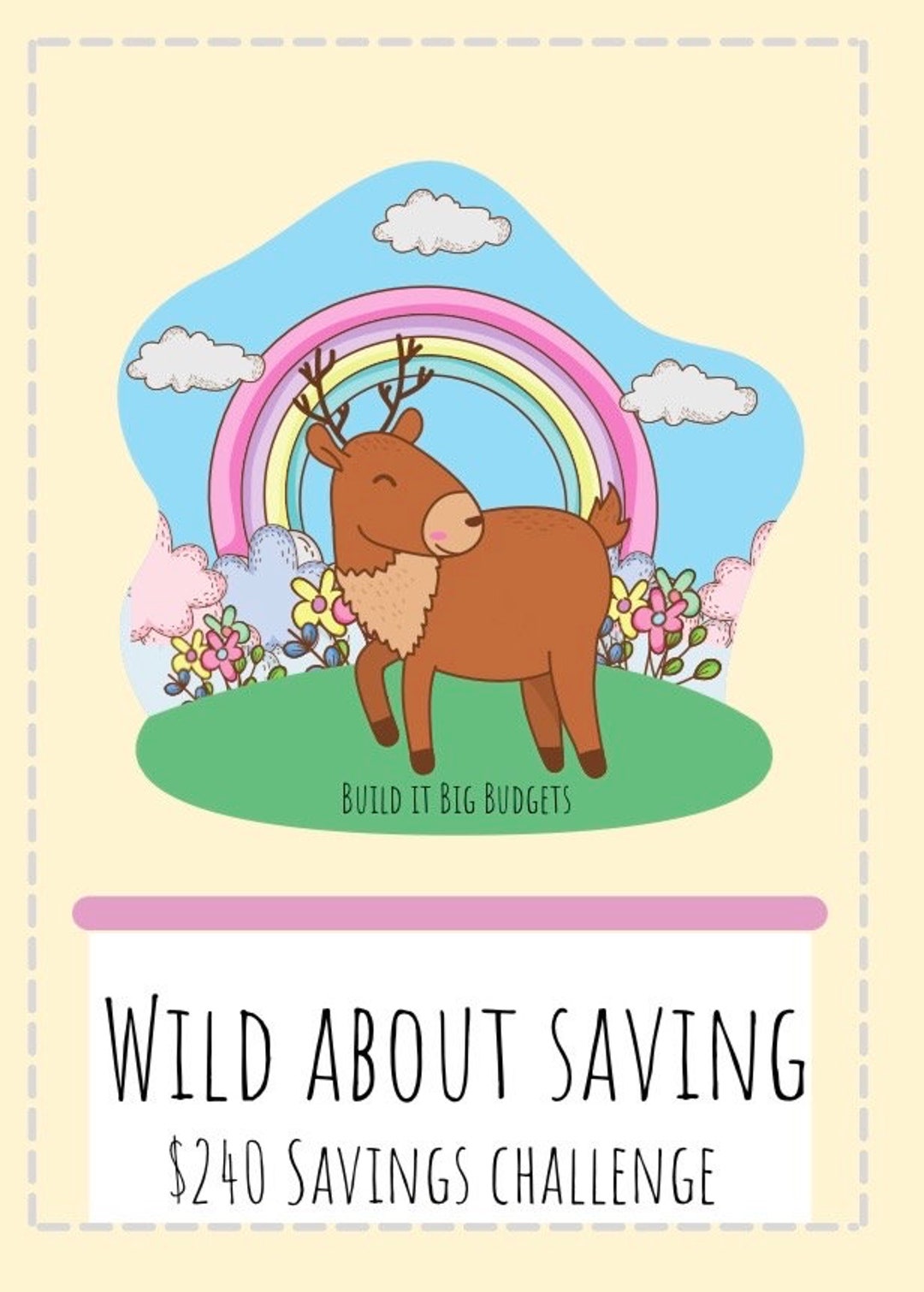 Wild About Saving Book— Digital Download!!! NO Physical Product Will Be ...