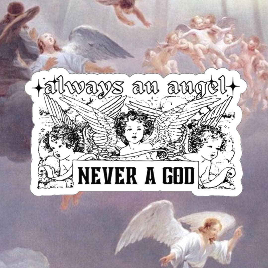 Boygenius Sticker - Always an Angel, Never a God - Etsy