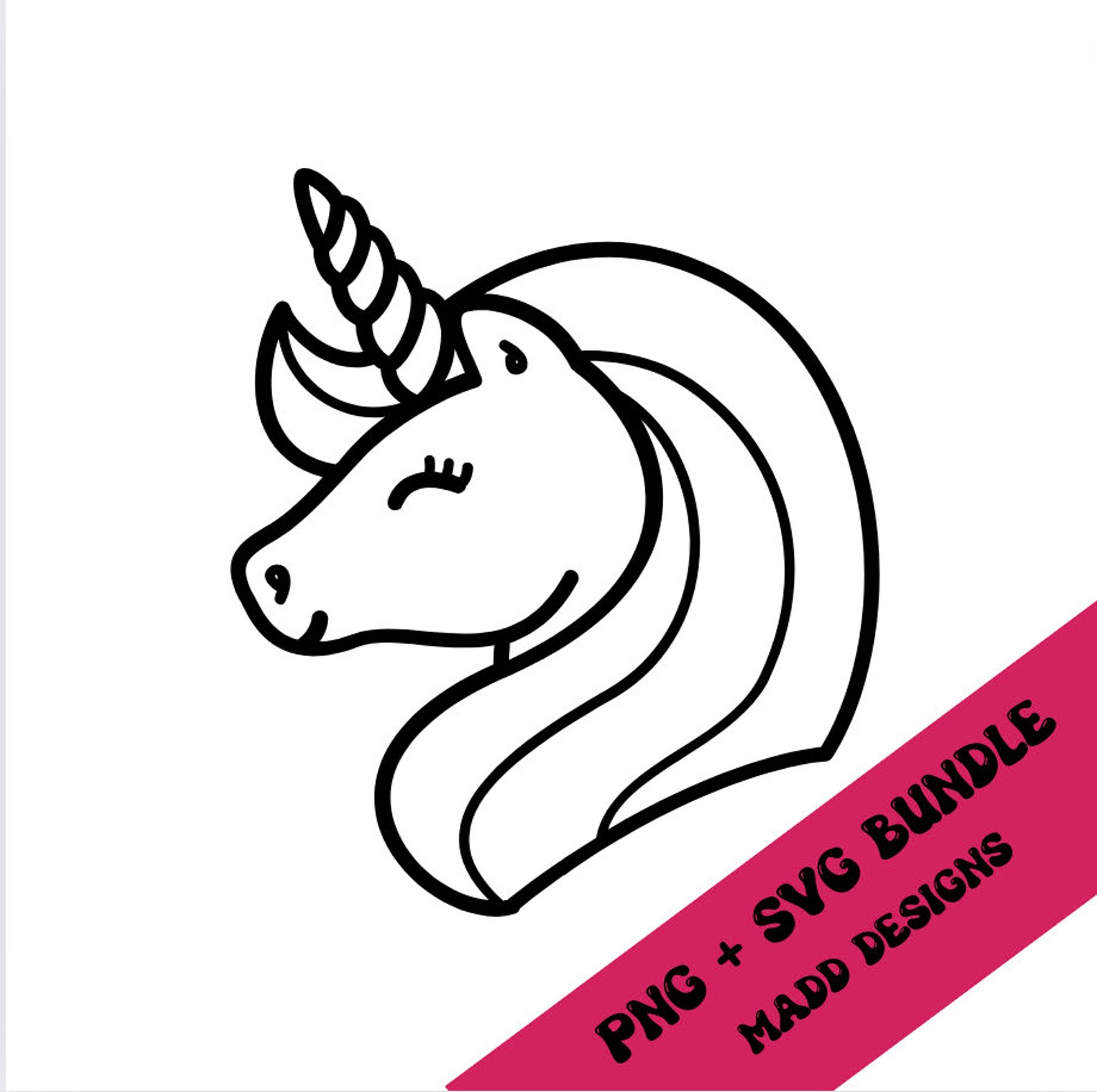 Unicorn SVG & PNG Bundle | Magical Unicorn Clipart | Cute Unicorn ...