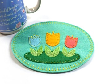 Lap Rag Quilt. Floral Quilt. Farmhouse Quilt Decor. Farm Truck - Etsy