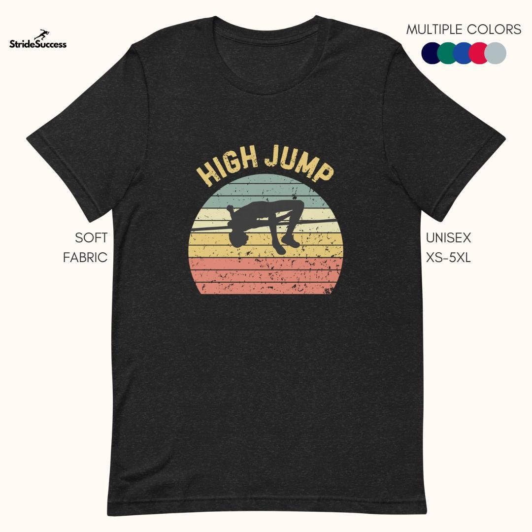 High Jump T-shirt: Track and Field Gift for Athletes - Etsy