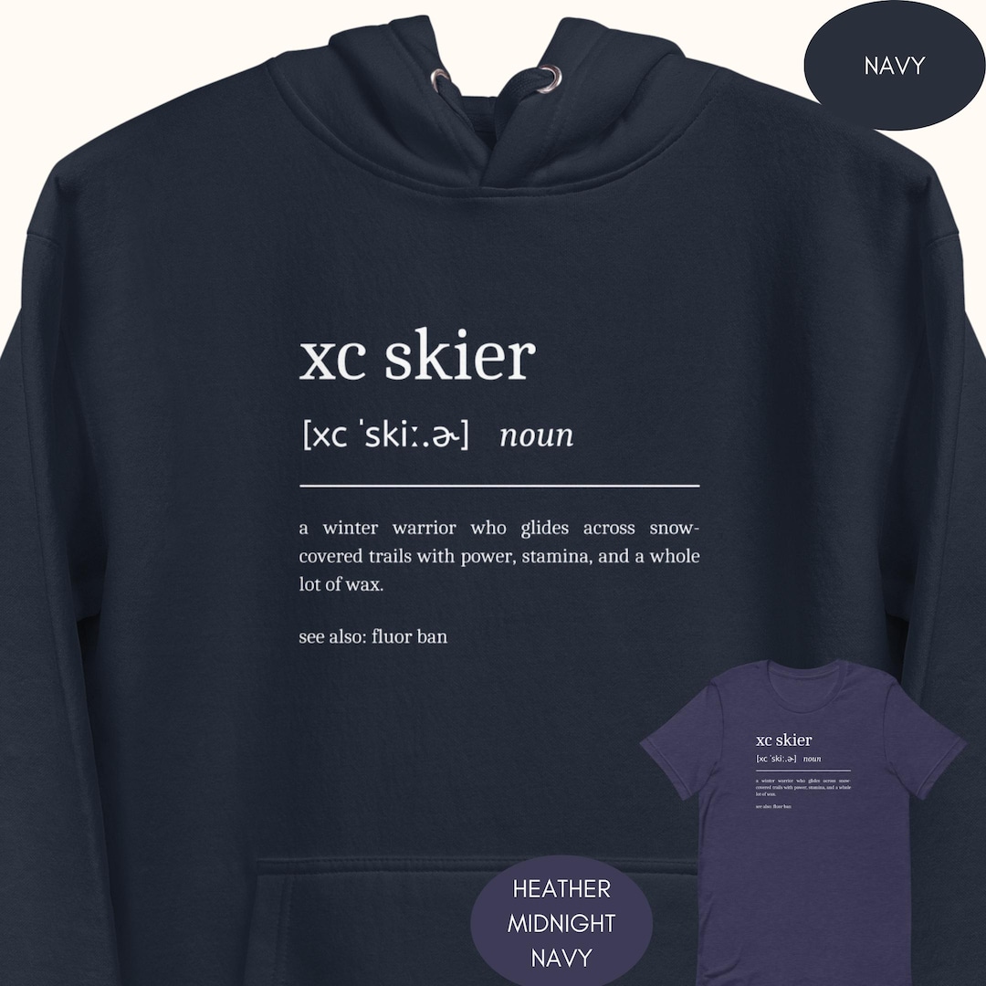 XC Skier Definition Shirt, Cross Country Skiing T-shirt, Sarcastic Gift ...