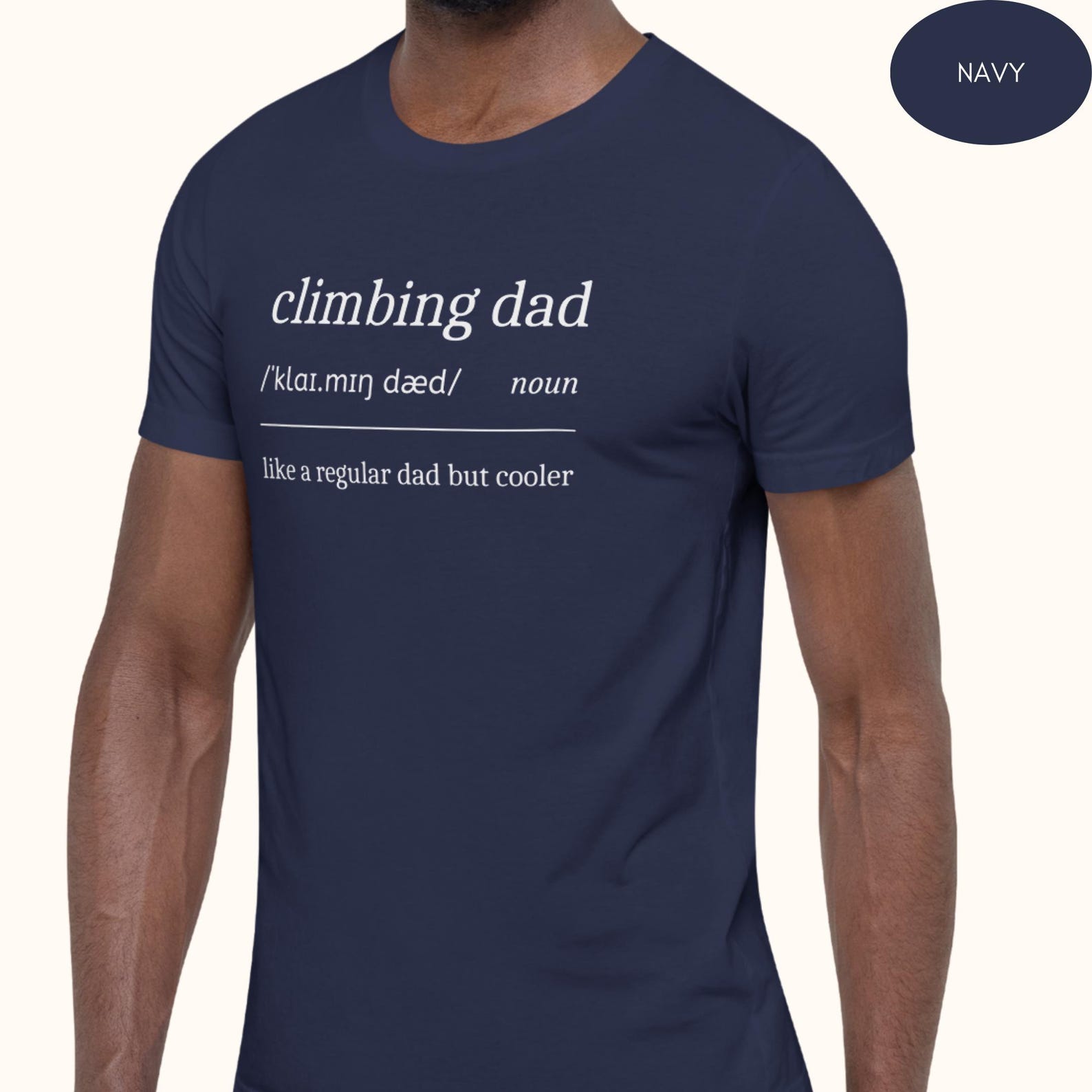 Climbing Dad Definition Shirt, Fun Gift for Climber Dad, Bouldering ...