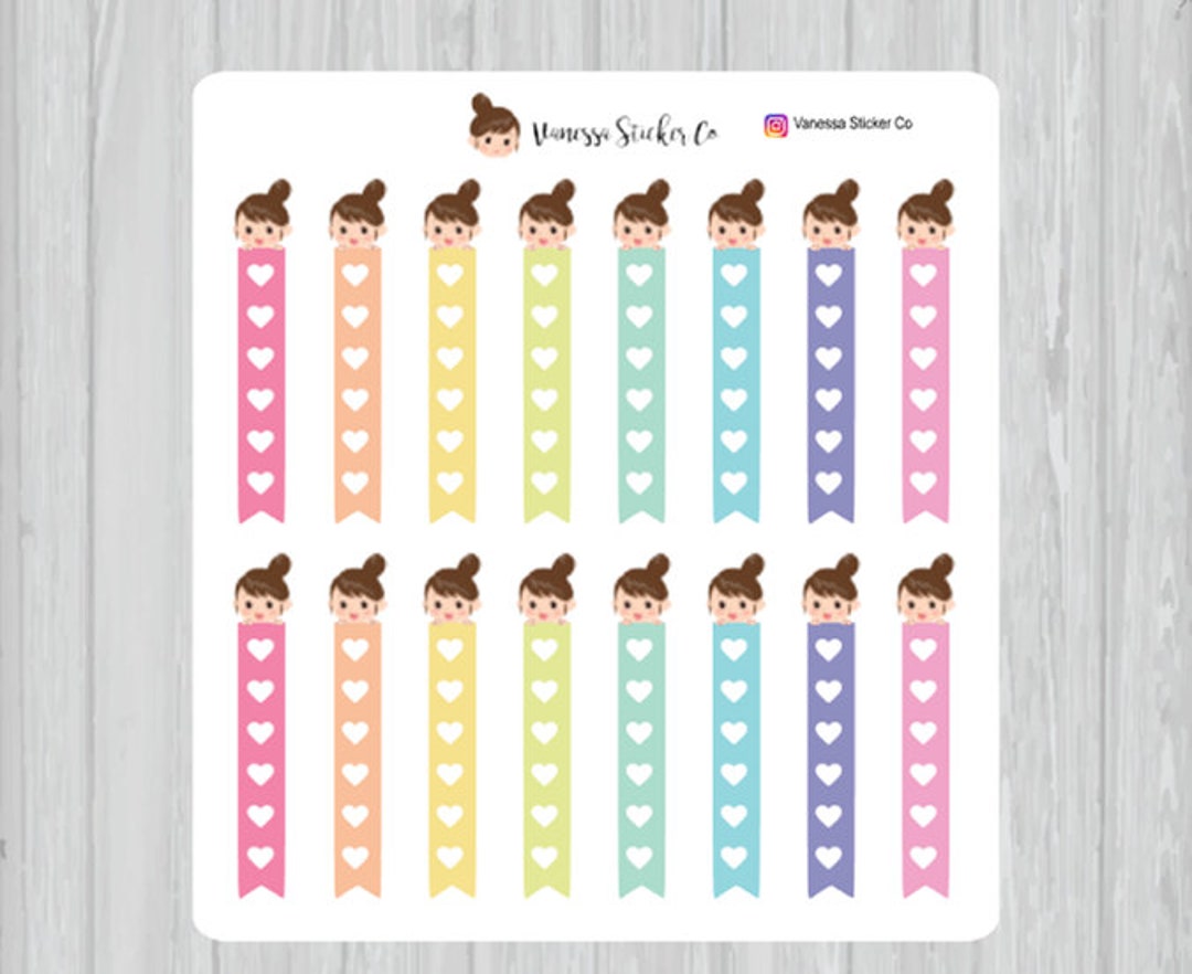 Checkbox Planner Stickers, Character Planner Stickers - Etsy