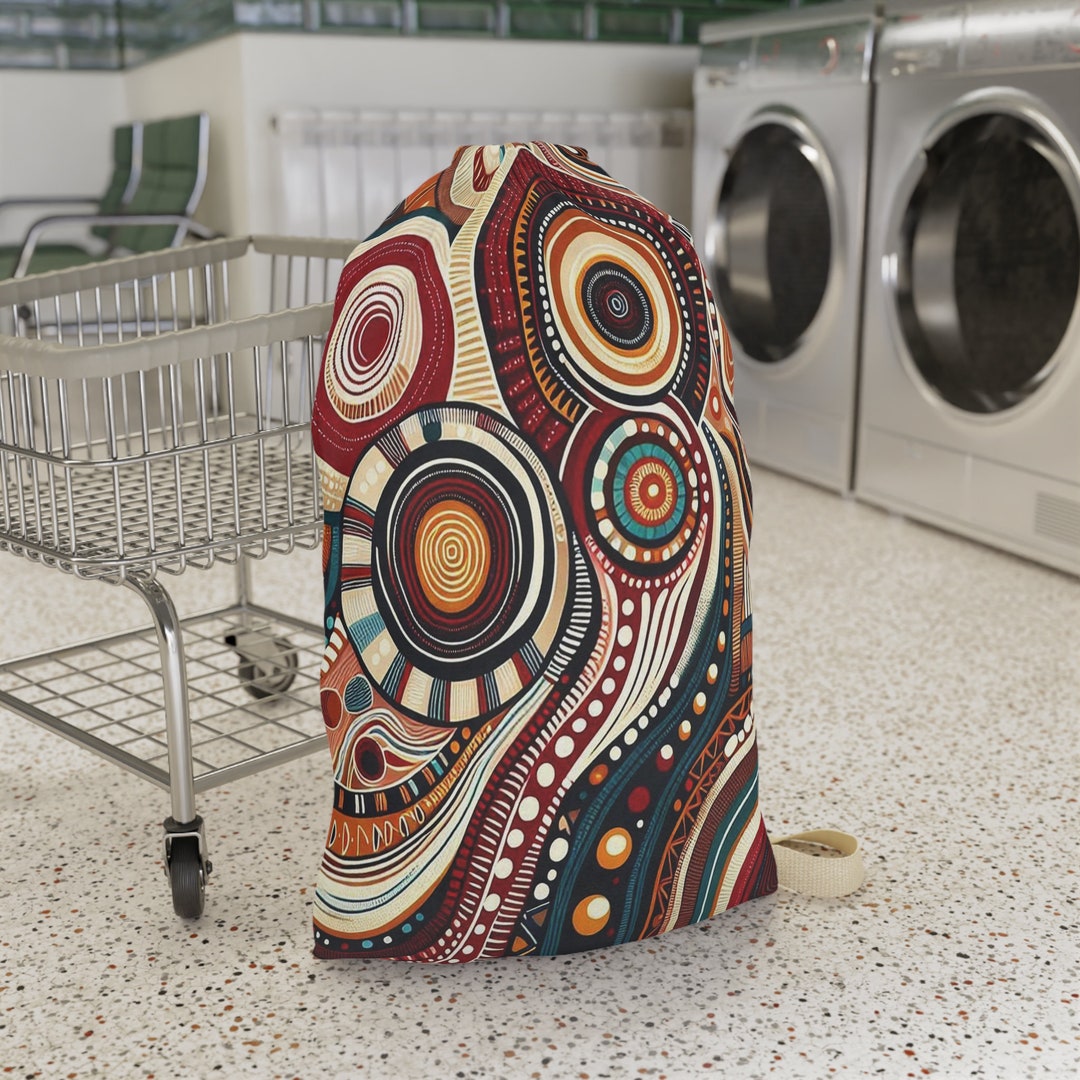 Boho Laundry Bag, Stylish Laundry Sack, Colorful Laundry Hamper ...