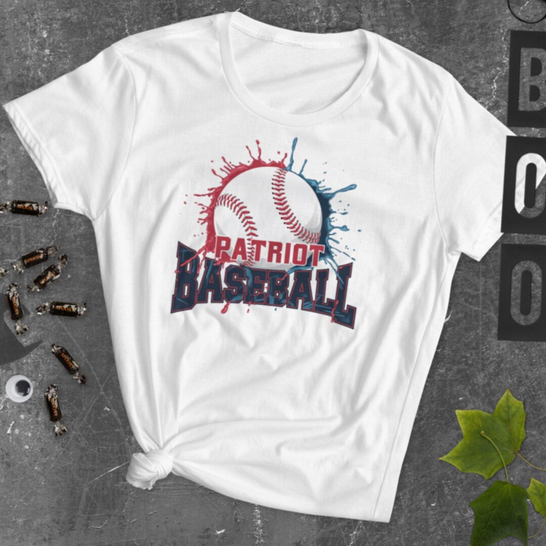 Patriot Baseball PNG, Red White Blue Baseball Clipart,splatter Baseball ...