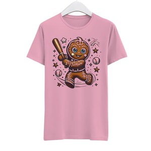 Gingerbread Baseball Christmas SVG Festive Gingerbread Man With Santa ...