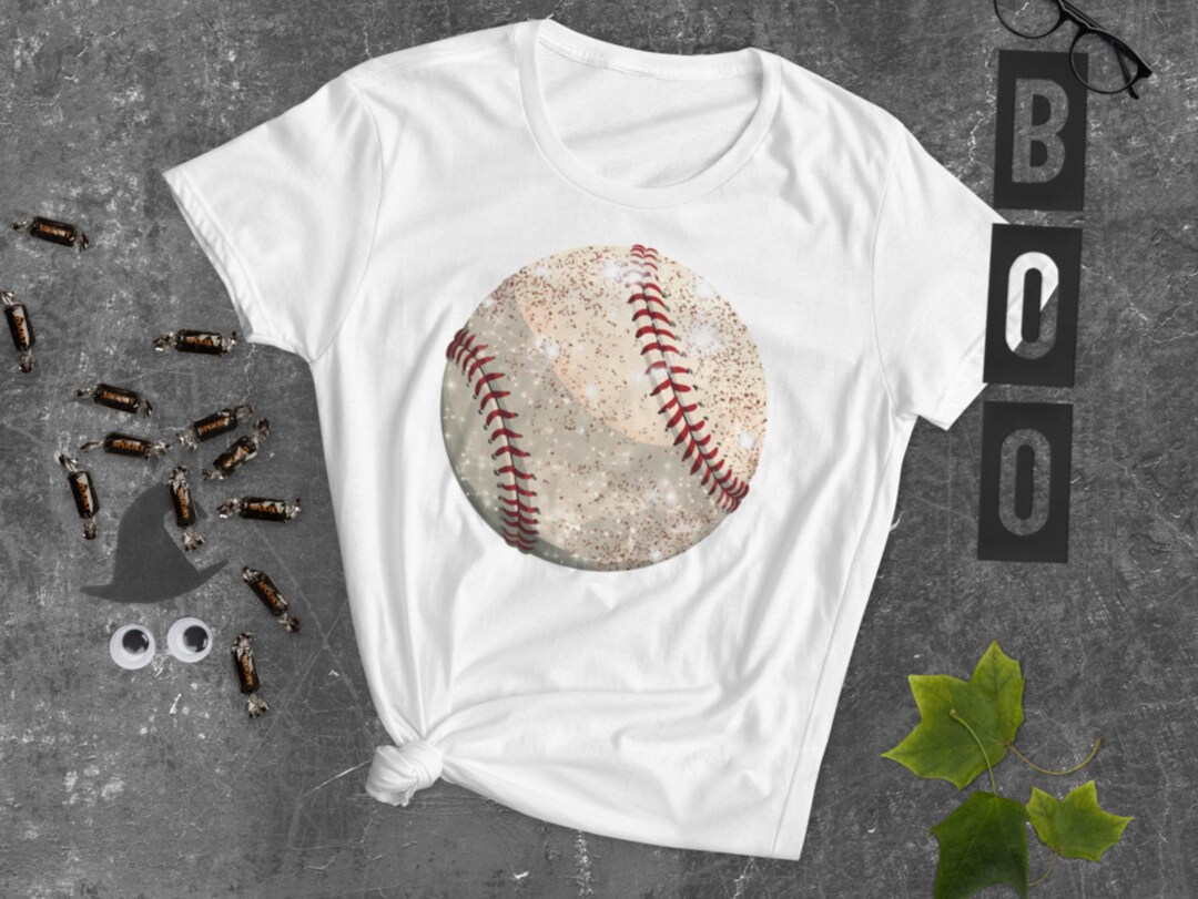 Glitter Baseball PNG, Shiny Sports Design, Digital Baseball Clipart for ...