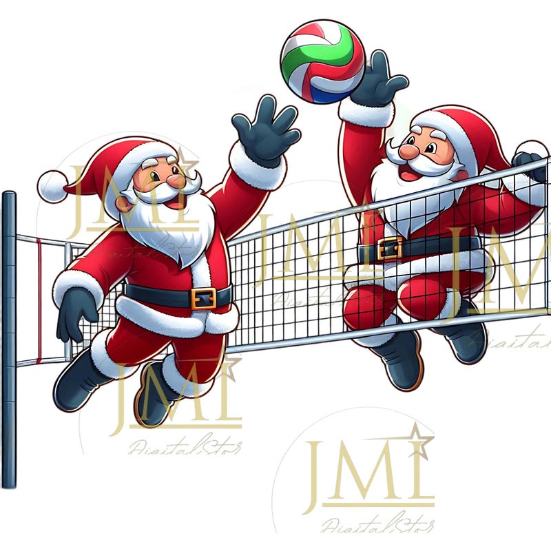 Volleyball Christmas - Etsy