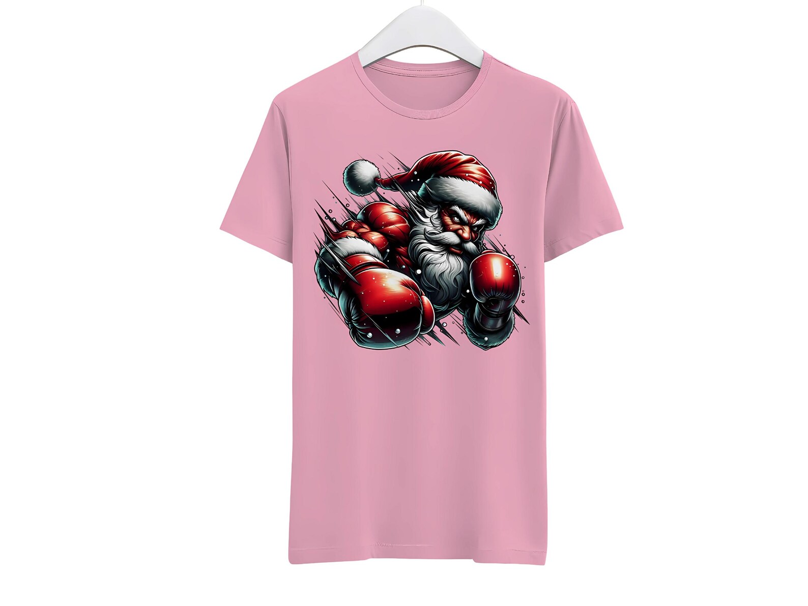 Christmas Boxing Santa Png Bold Christmas Design in PNG and Svg,santa ...