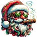 Stoner Santa Png,merry Christmas,cannabis,santa Png,cannabitch,weed ...