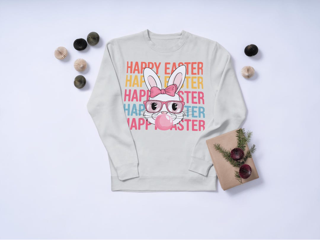 Easter Bunny Glasses PNG, Cute Rabbit Clipart,happy Easter Sublimation ...