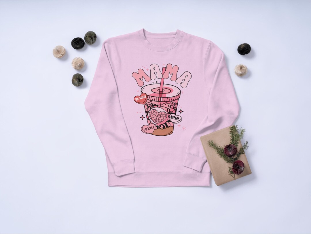 Mama Valentine's Day Boba Drink Design - Cute PNG for T-shirts ...