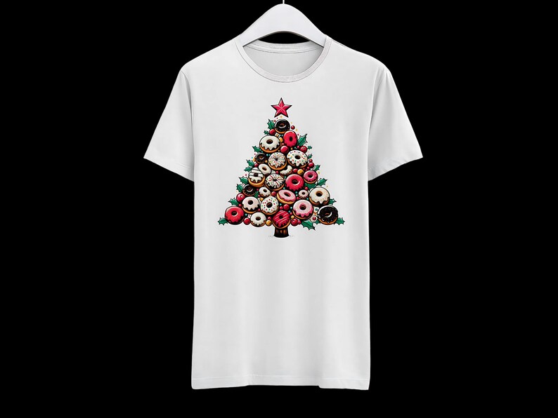 Christmas Donut Tree Donut Tree Design Png With Festive Colors Png ...