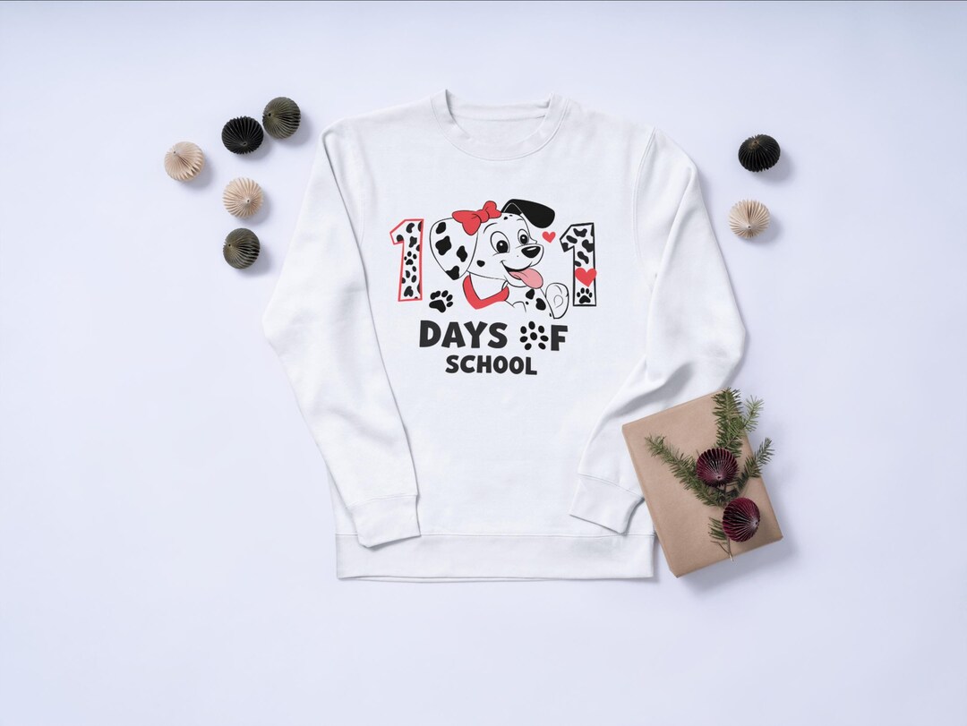 101 Days of School Dalmatian Dog Design Png-back to School Celebration ...