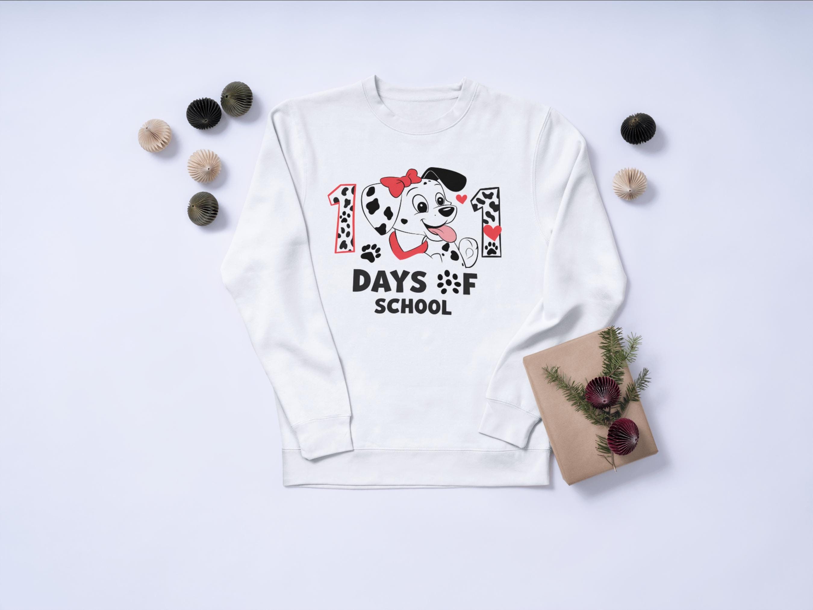 101 Days of School Dalmatian Dog Design Png-back to School Celebration ...
