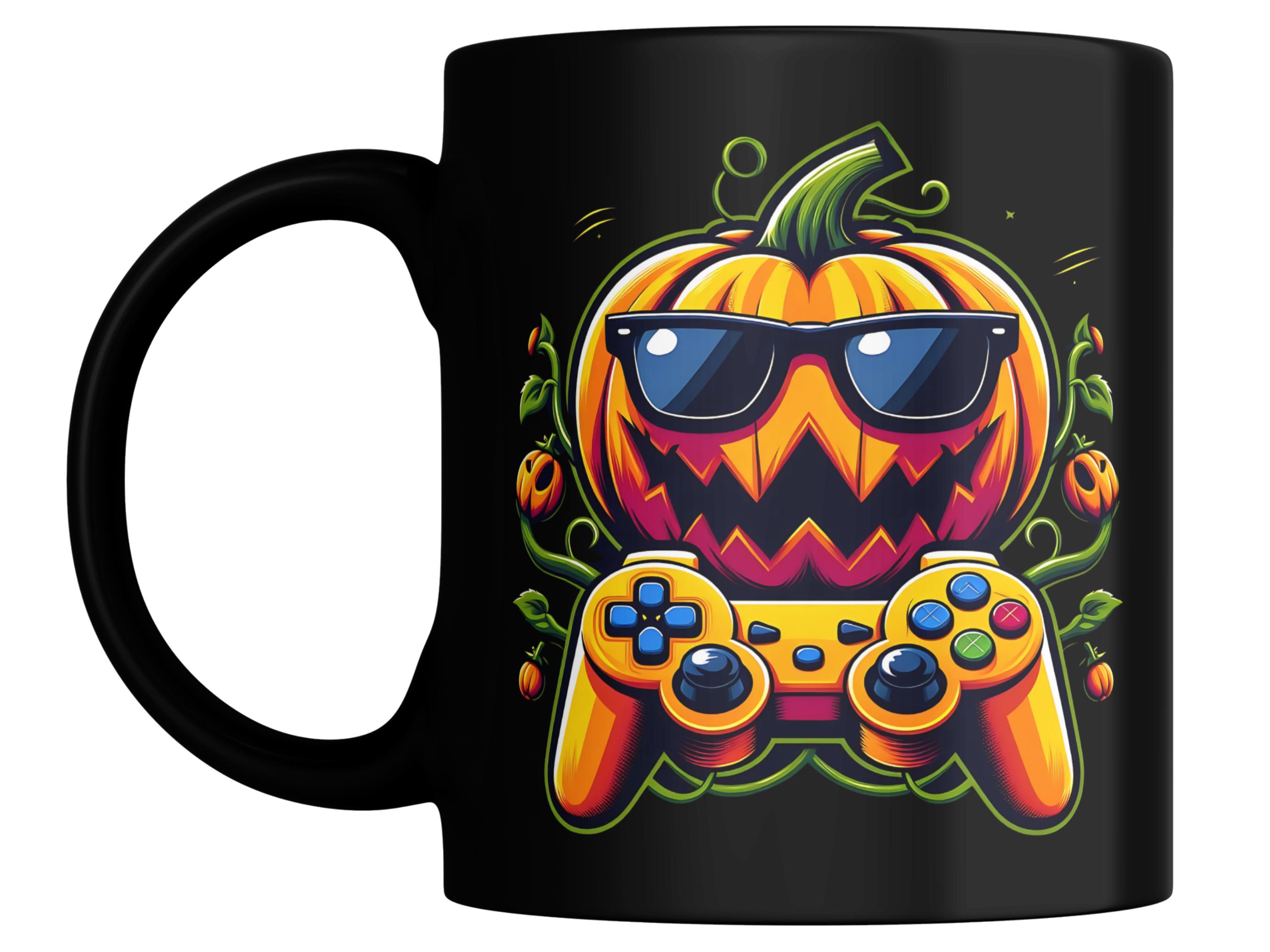 Halloween Pumpkin Gamer SVG Cool Jack-o'lantern Clipart With Game ...