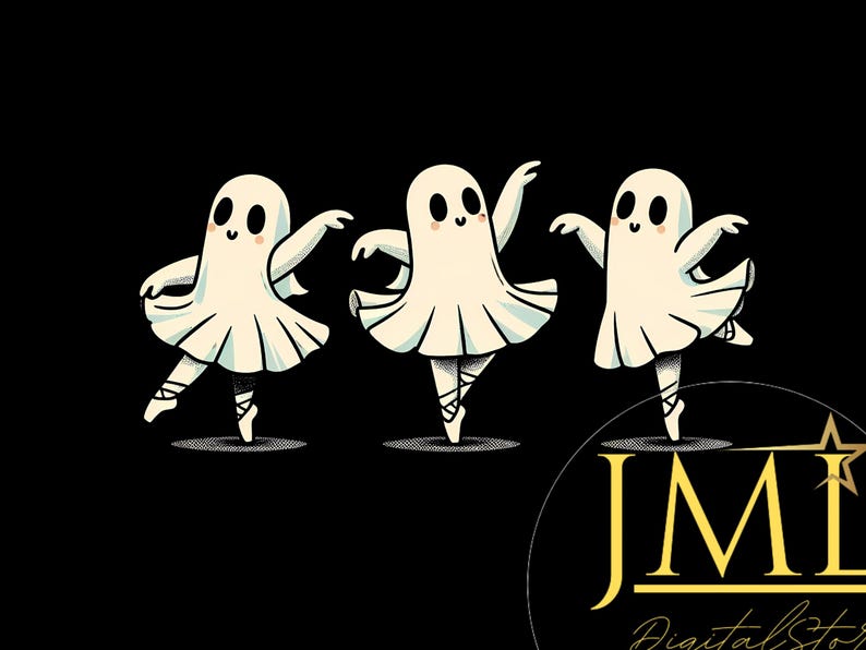 Ghost Tutu Png, Cartoon Ghost Svg,ghost Ballet Png, Dancing Ghost Svg ...