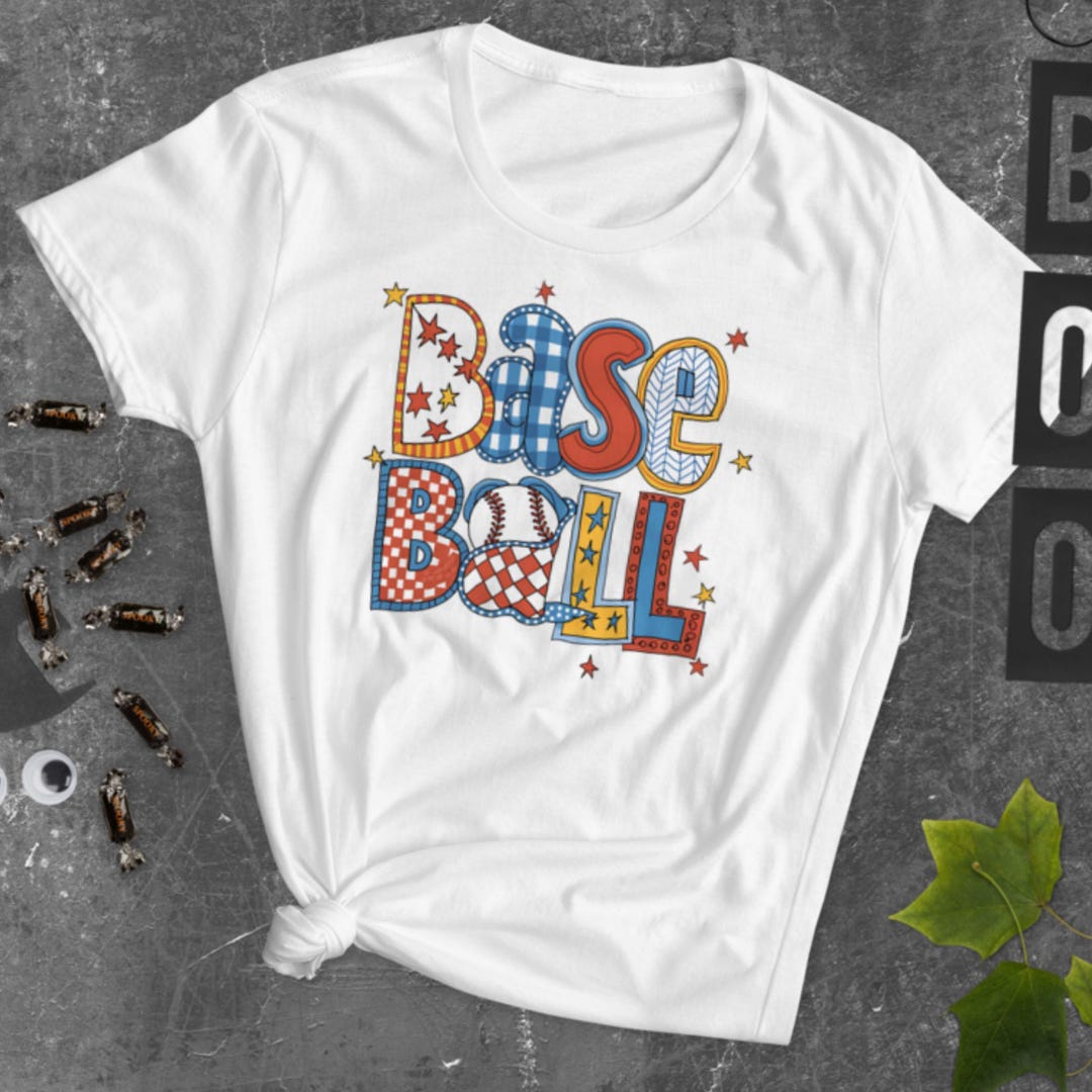 Hand Drawn Patchwork Baseball PNG, Cute Baseball Clipart Png,red White ...