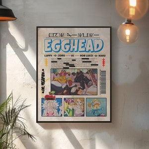 One Piece Egghead Arc Wall Art Anime Manga Wall Decor, Instant Digital ...