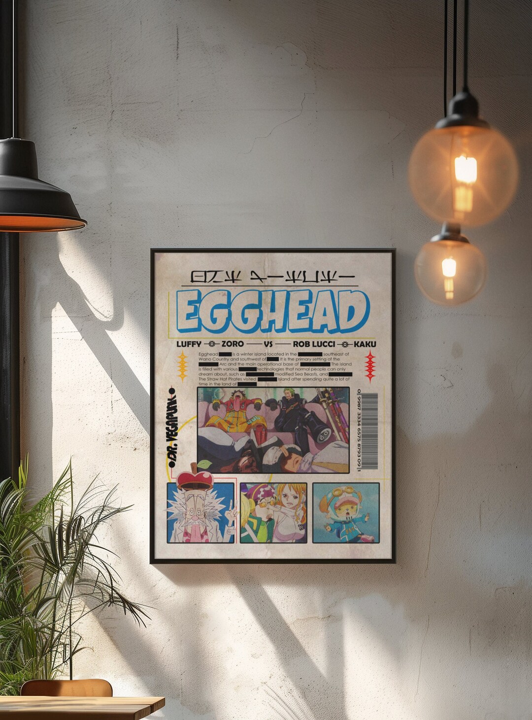 One Piece Egghead Arc Wall Art Anime Manga Wall Decor, Instant Digital ...