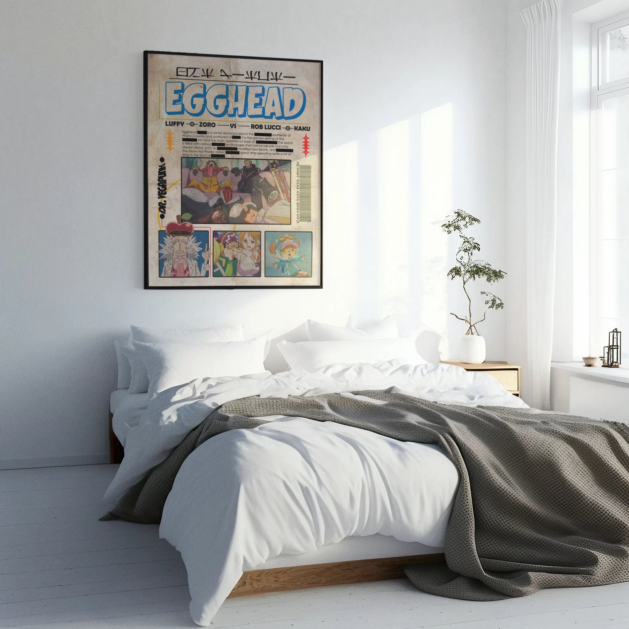 One Piece Egghead Arc Wall Art Anime Manga Wall Decor, Instant Digital ...