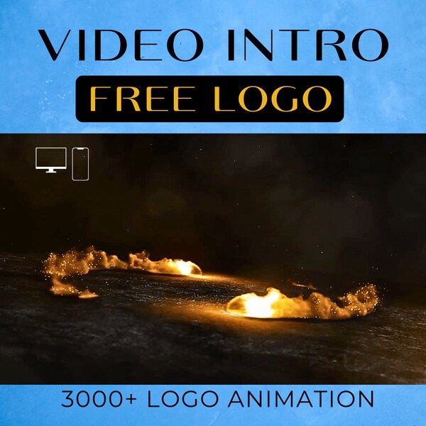 Video for Logo Intro Template - Etsy