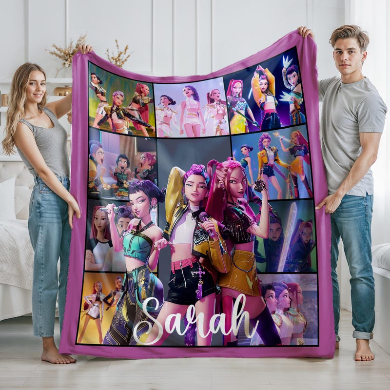 Kpop Demon Hunters Blanket - Etsy